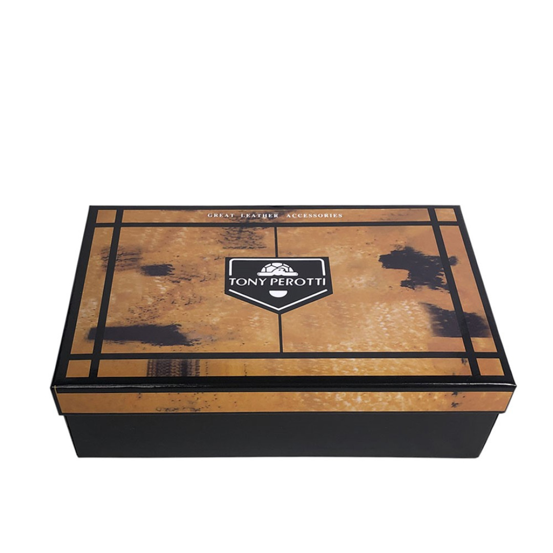 Мужской кожаный черный клатч TONY PEROTTI (Италия) - купить Мужские ...